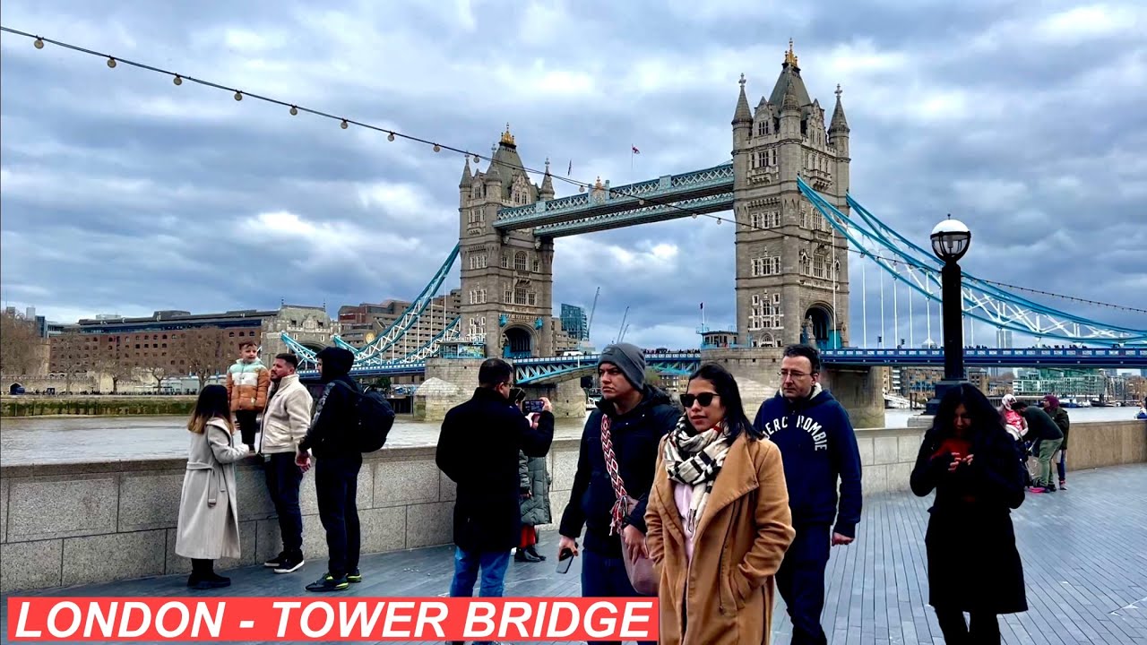 London Live Cam 🔴 Tower Bridge Special | Cold Sunday Afternoon - 26/02 ...