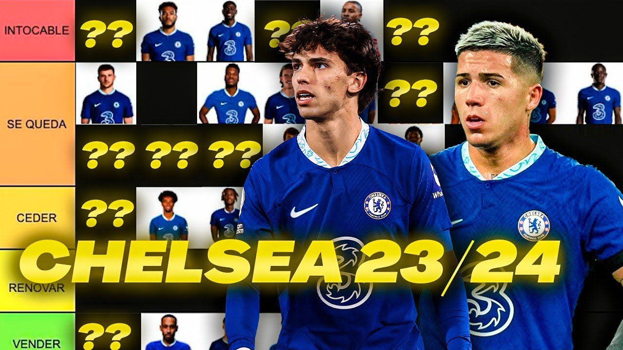 HACEMOS EL TIERLIST DE LA PLANTILLA DEL CHELSEA 23/24 - YouTube