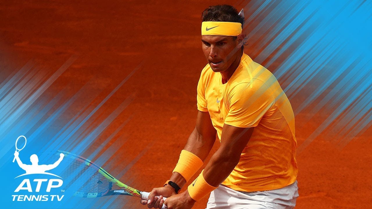 Brilliant athletic smash by Rafa Nadal | Barcelona Open 2018 Final ...