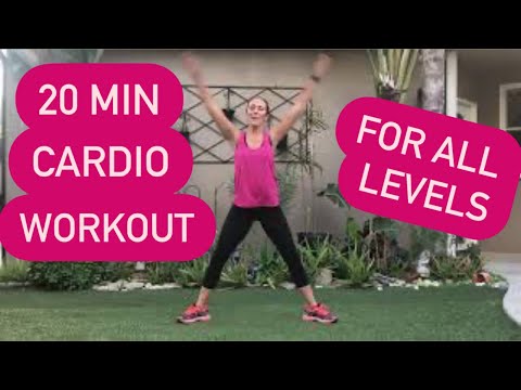 20 Minute Cardio Workout for all fitness levels | Michelle Wilson - YouTube