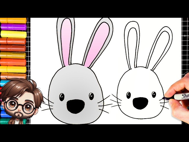 How To Draw A Hare Face