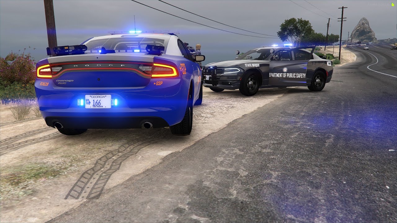 DPS Patrol! - Central Georgia FivePD - YouTube