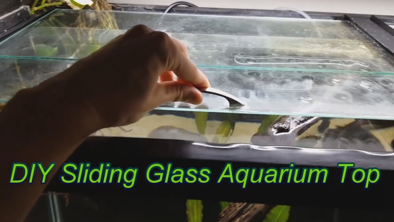 Easy Sliding Glass Aquarium Top - YouTube