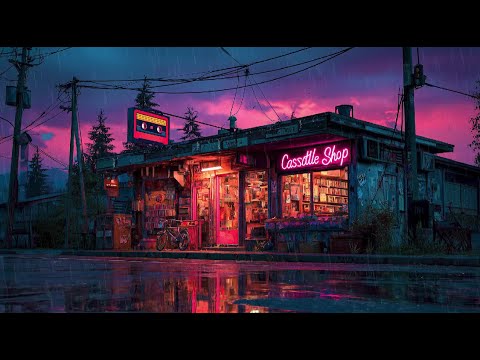 Neon Sunset & Rainy Lofi 🌧️ A Synth-Lofi Journey Through Time - YouTube