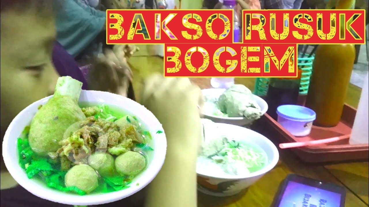 Bakso bogem | bakso rusuk | bakso urat | bakso Wonogiri - YouTube