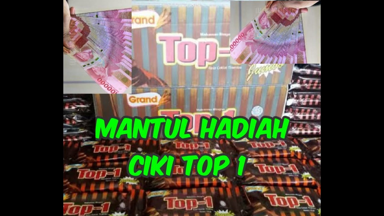 UNBOXING CIKI TOP 1 BERHADIAH UANG!!! - YouTube