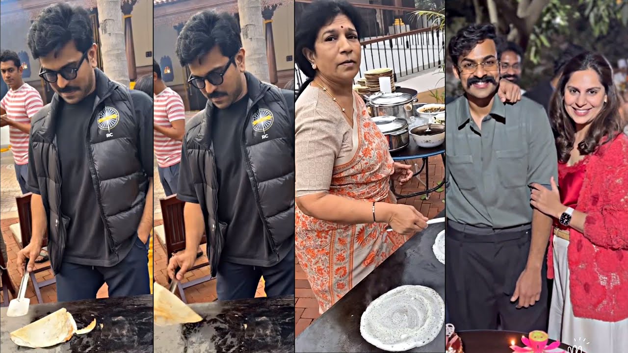 Ram Charan, Surekha and Mega Family Celebrates Sankranthi Festival At ...