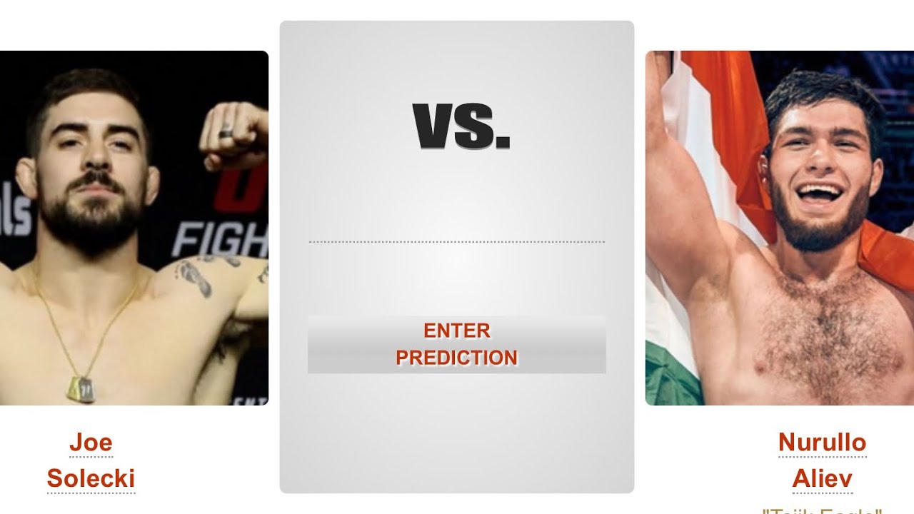 Joe Solecki vs Nurullo Aliev | Quick Picks With The Geek - YouTube