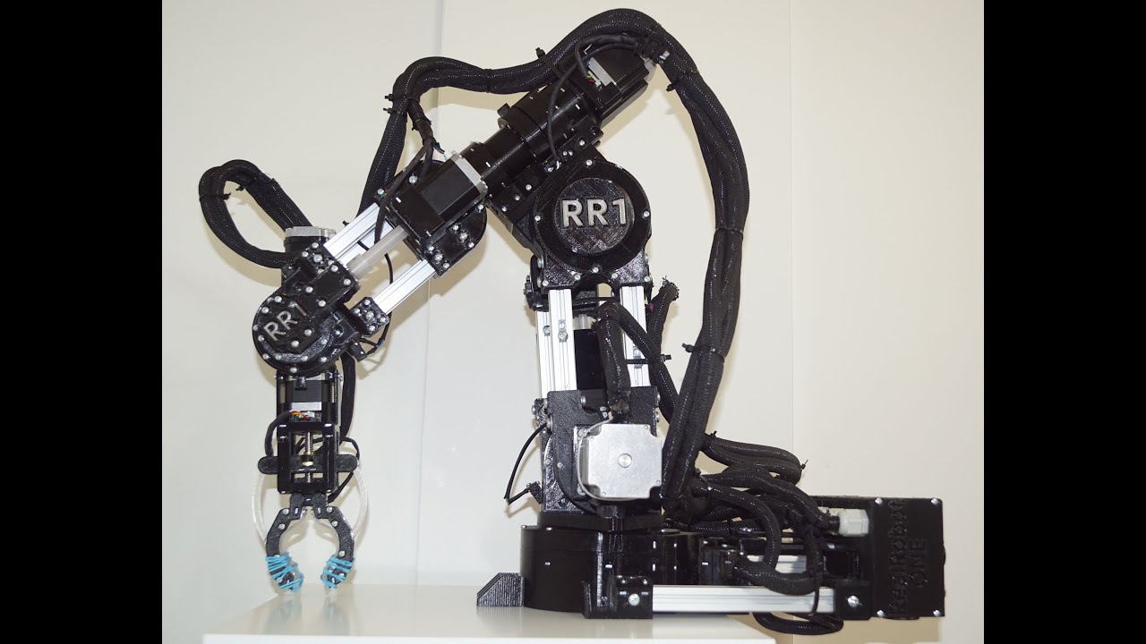 RR1 Robot Arm Articulation Tests - YouTube