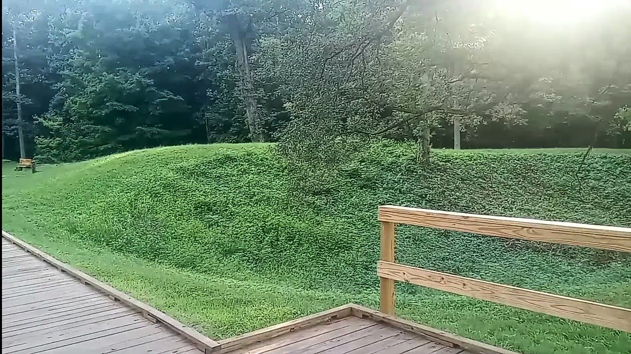 Viewing an #Ancient Mound at Mounds State Park in Anderson, IN: an ...