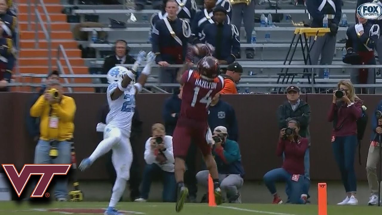 Virginia Tech's Damon Hazelton Makes Incredible Touchdown Catch - YouTube