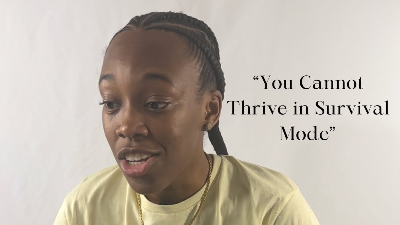 YOU CANNOT THRIVE IN SURVIVAL MODE - YouTube
