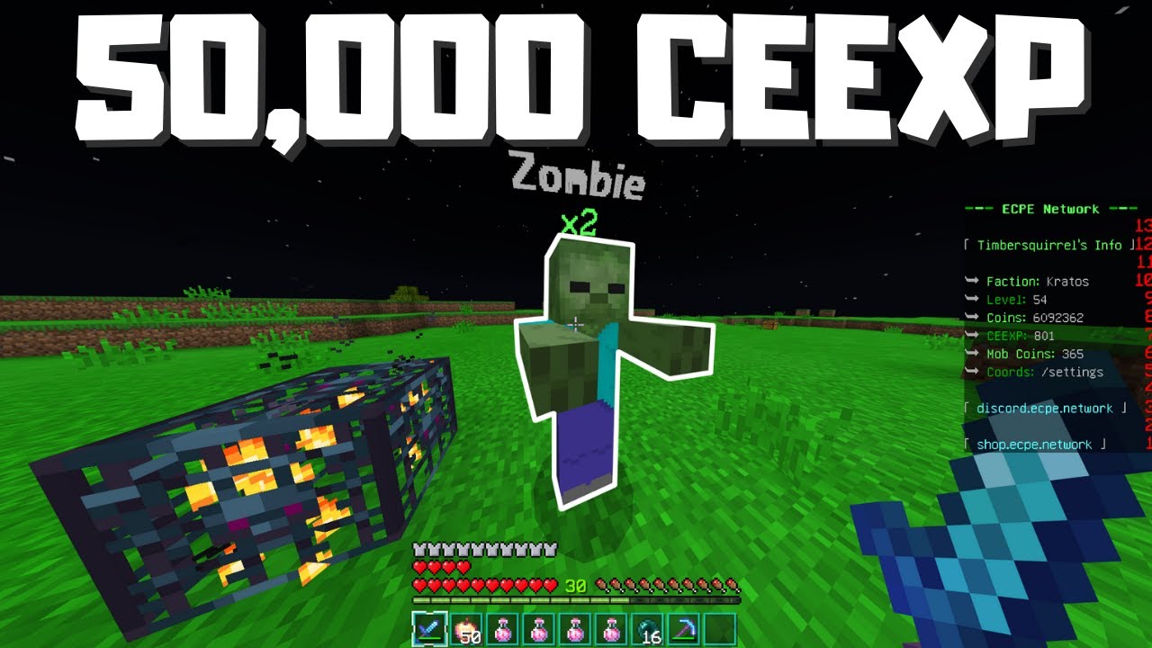 The BEST way to get CE EXP - MCPE Factions - YouTube
