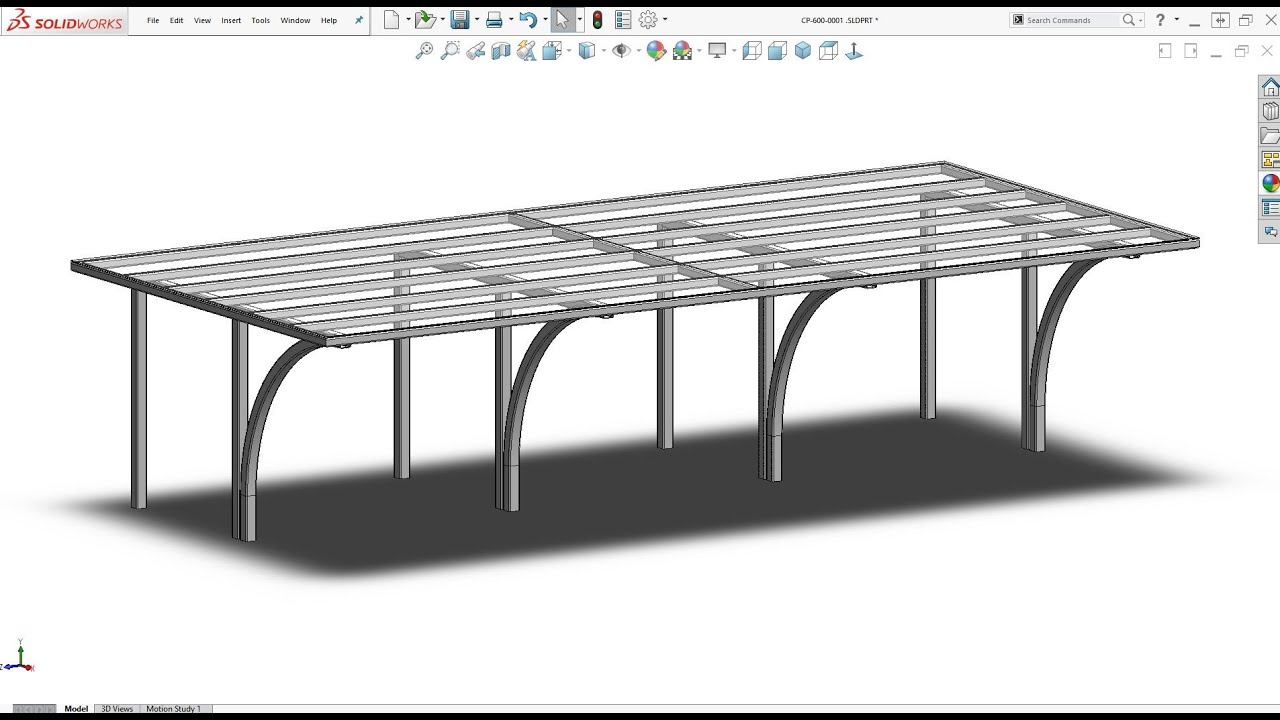 Car Ports Ideas #268 |Industrial design ||#SolidWorks||Mechanical ...