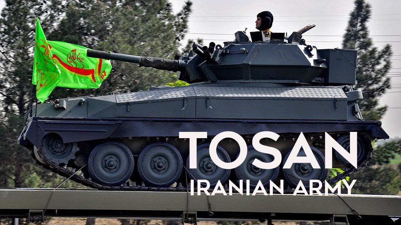 Tosan: Iran's Domestic Light Tank Specialized For Rapid Response - YouTube