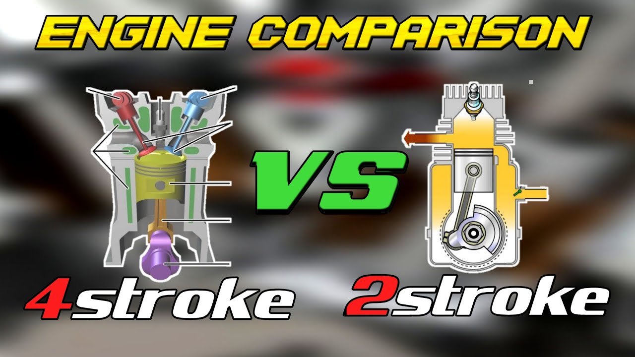 2 strokes vs 4 strokes engine | what is the difference of the two ...