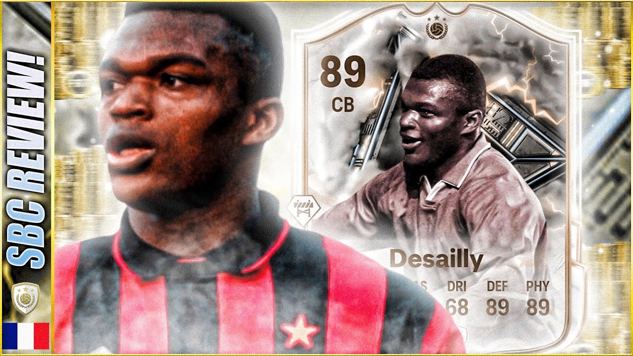 89 RATED THUNDERSTRUCK MARCEL DESAILLY ICON SBC IN EAFC25!!!! - YouTube
