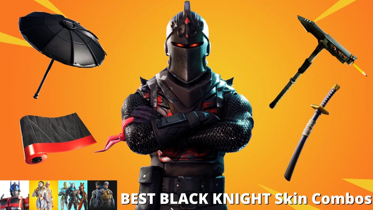 Best BLACK KNIGHT Skin Combos For CHAPTER 5 - YouTube