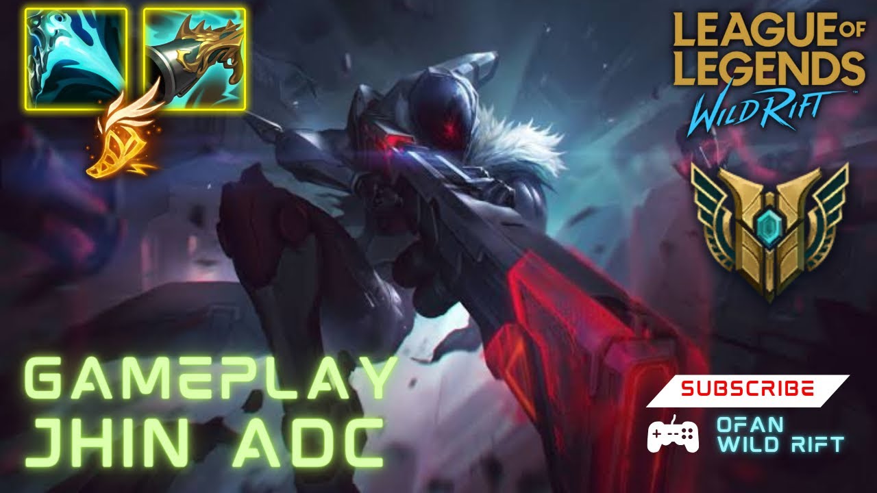 My personal build for Jhin ADC Wild Rift! - YouTube