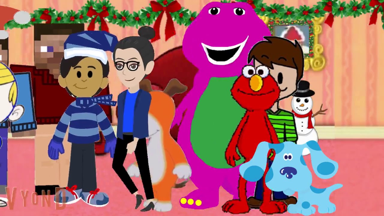 barney, elmo, and blue's clues: happy holidays: part 5 - YouTube