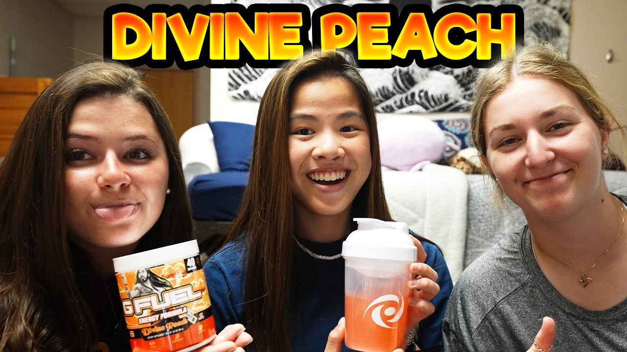 DIVINE PEACH G FUEL! Taste Test & Review! - YouTube
