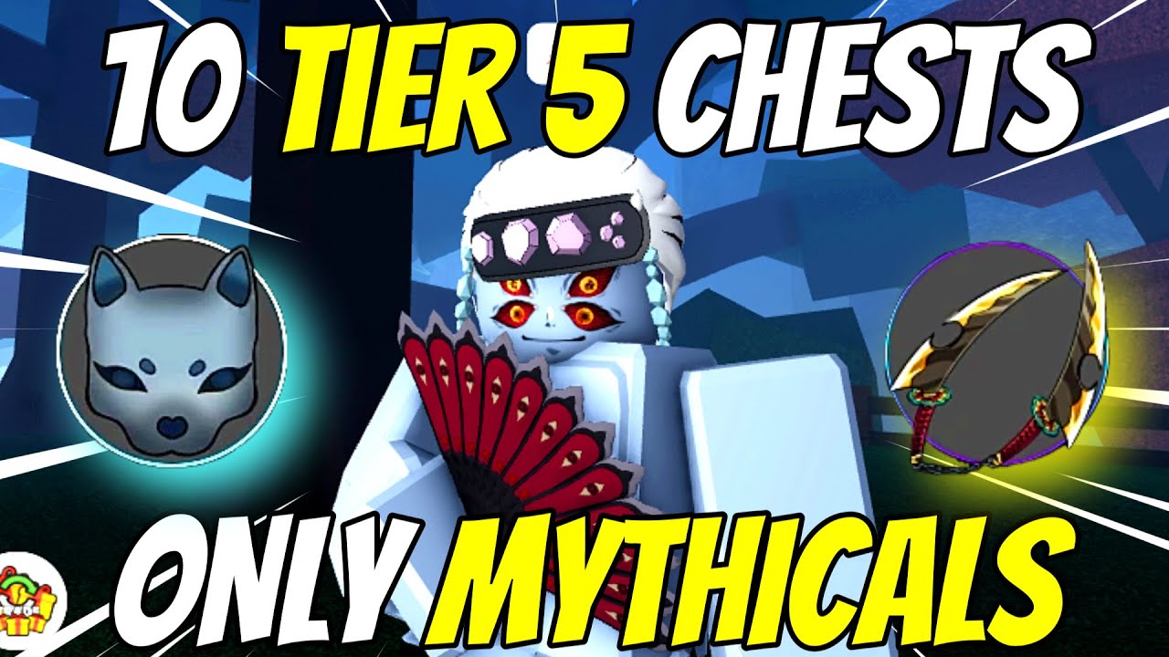 WHAT I GOT FROM FARMING 10 Tier 5 CHEST (ONLY MYTHICAL DROP) In Project ...