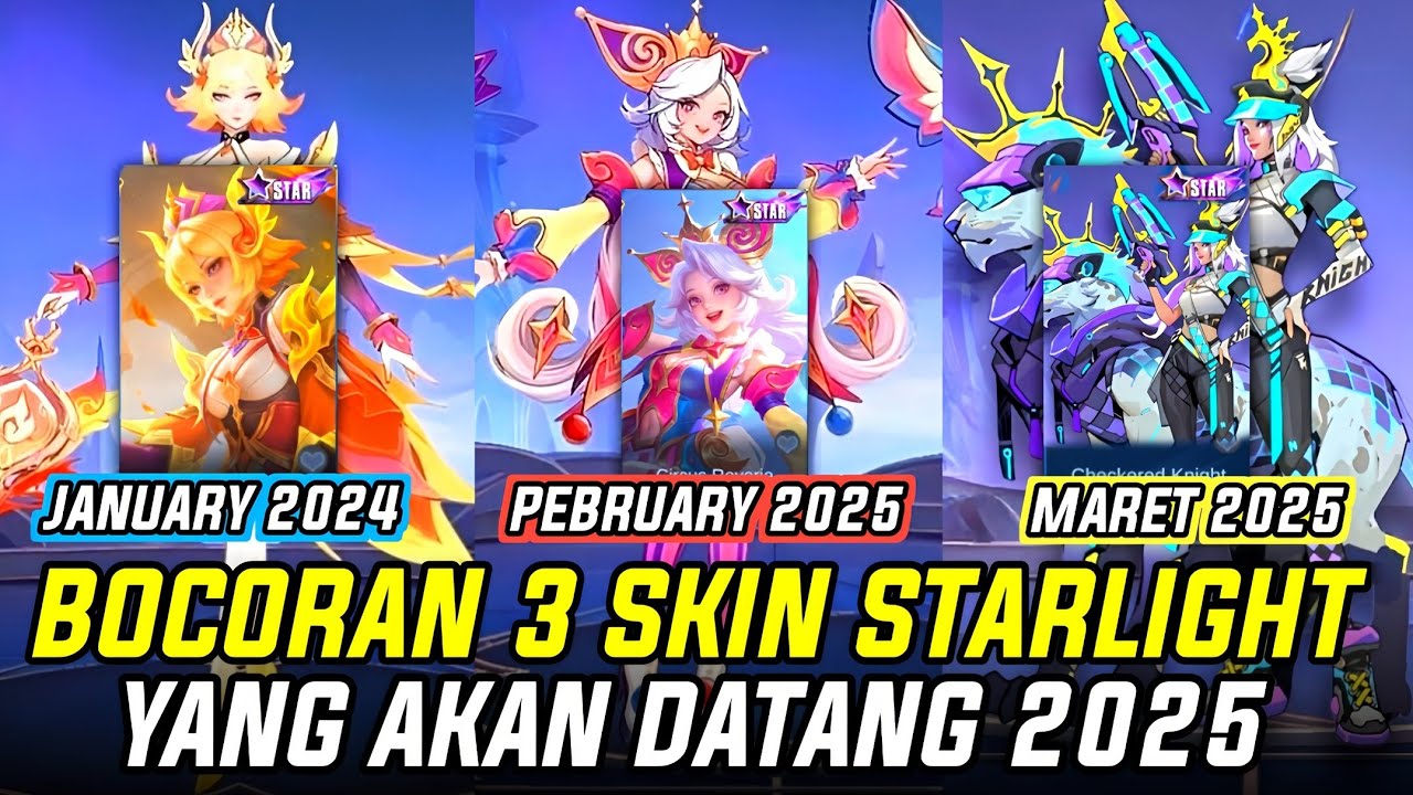 BOCORAN SKIN STARLIGHT YANG AKAN HADIR 2025 BULAN JANUARY - PEBRUARY ...