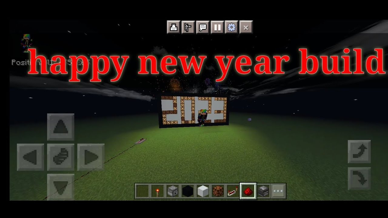 happy new year Minecraft build #minecraft - YouTube