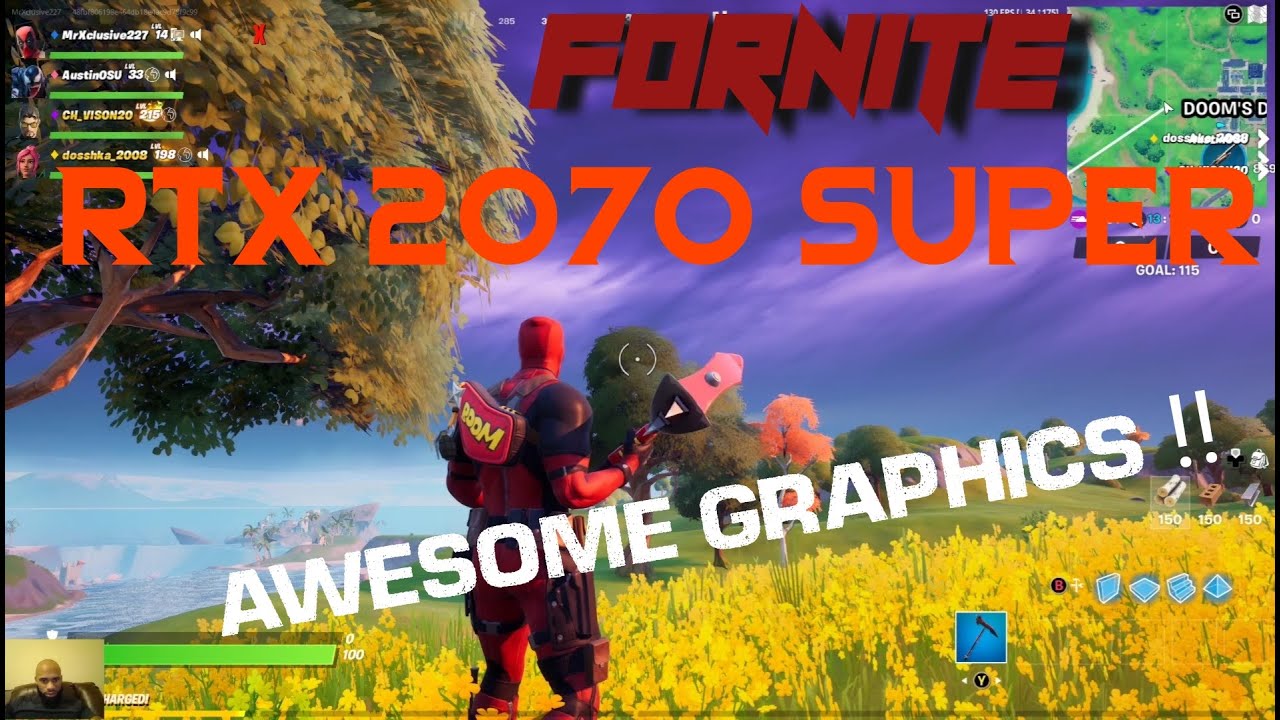 Fortnite Gameplay on GE66 RTX 2070 SUPER - YouTube