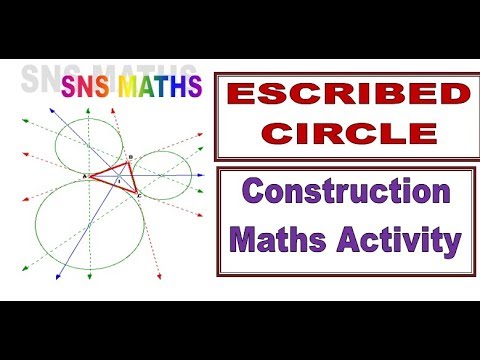 Escribed Circle Construction - YouTube