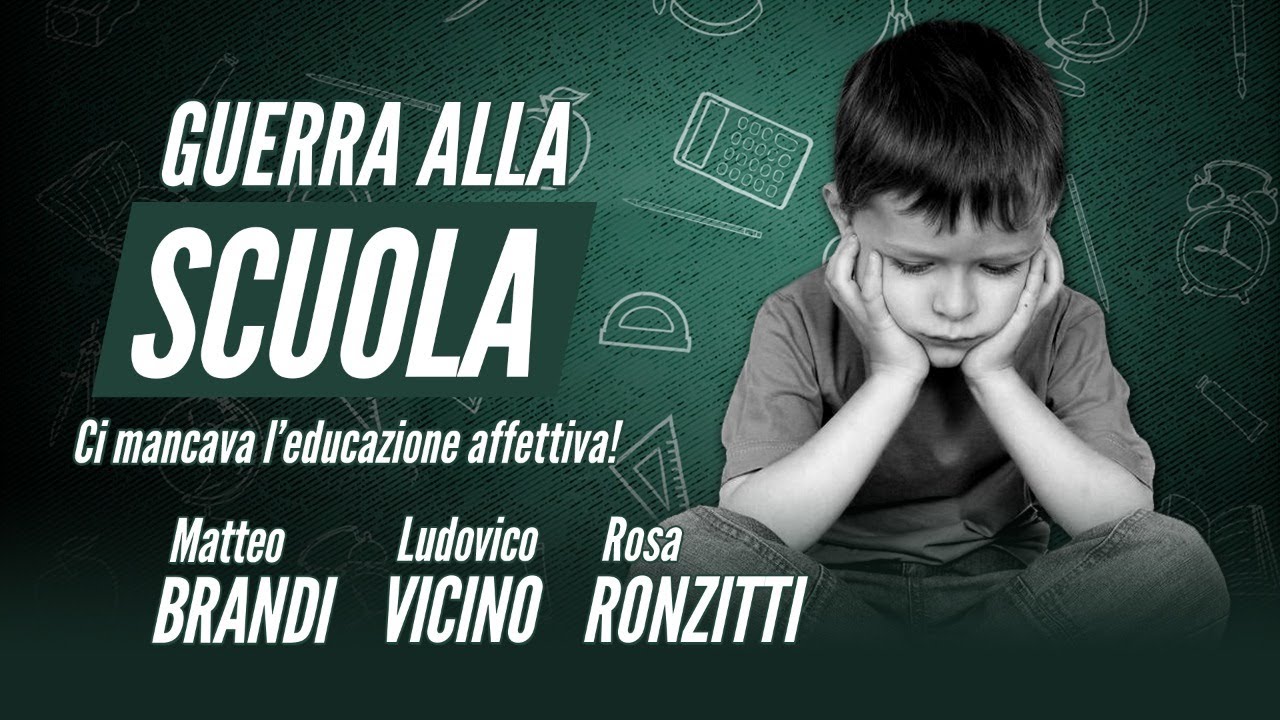 Guerra alla scuola: l'educazione affettiva - Rosa Ronzitti - YouTube