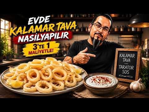 Evde Kalamar Tava Ve Tarator Sos Yapıyoruz / Hem De 3’te 1 Maliyetle!