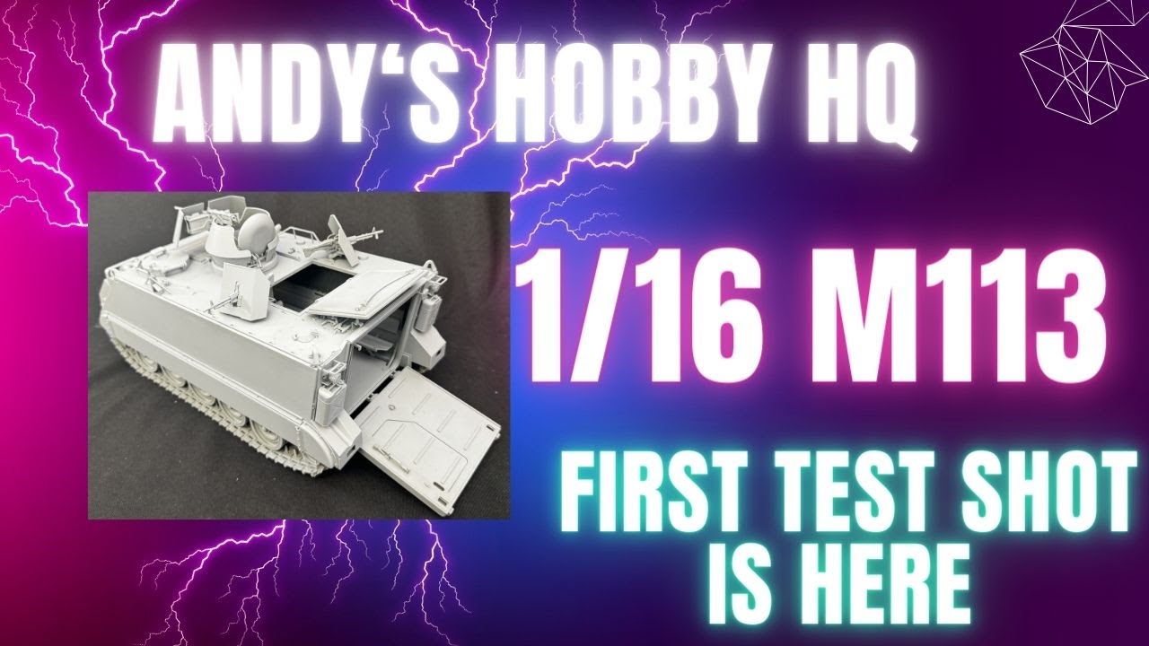 The first test shot of the Andy's HHQ 1/16 M113 . The first test shot ...
