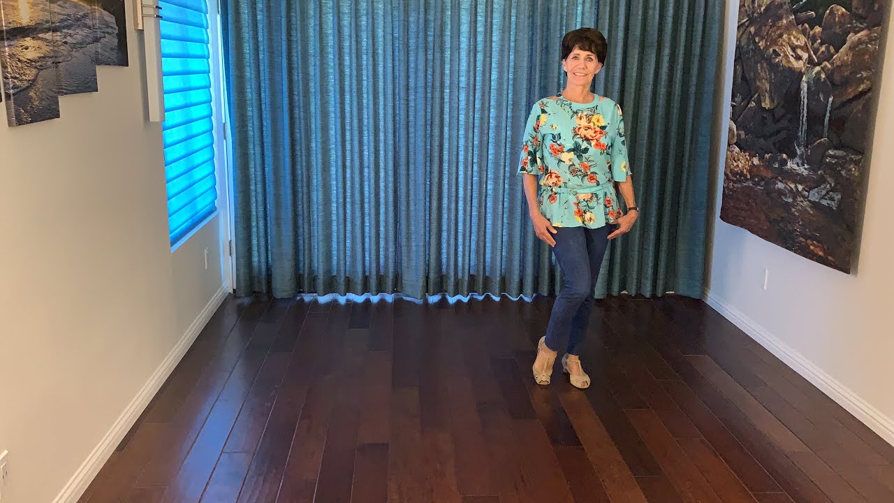 Summer Fly line dance demonstration and tutorial by Stephie - YouTube