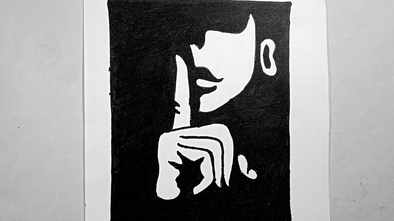 Attitude face drawing with marker||step by step drawing - YouTube