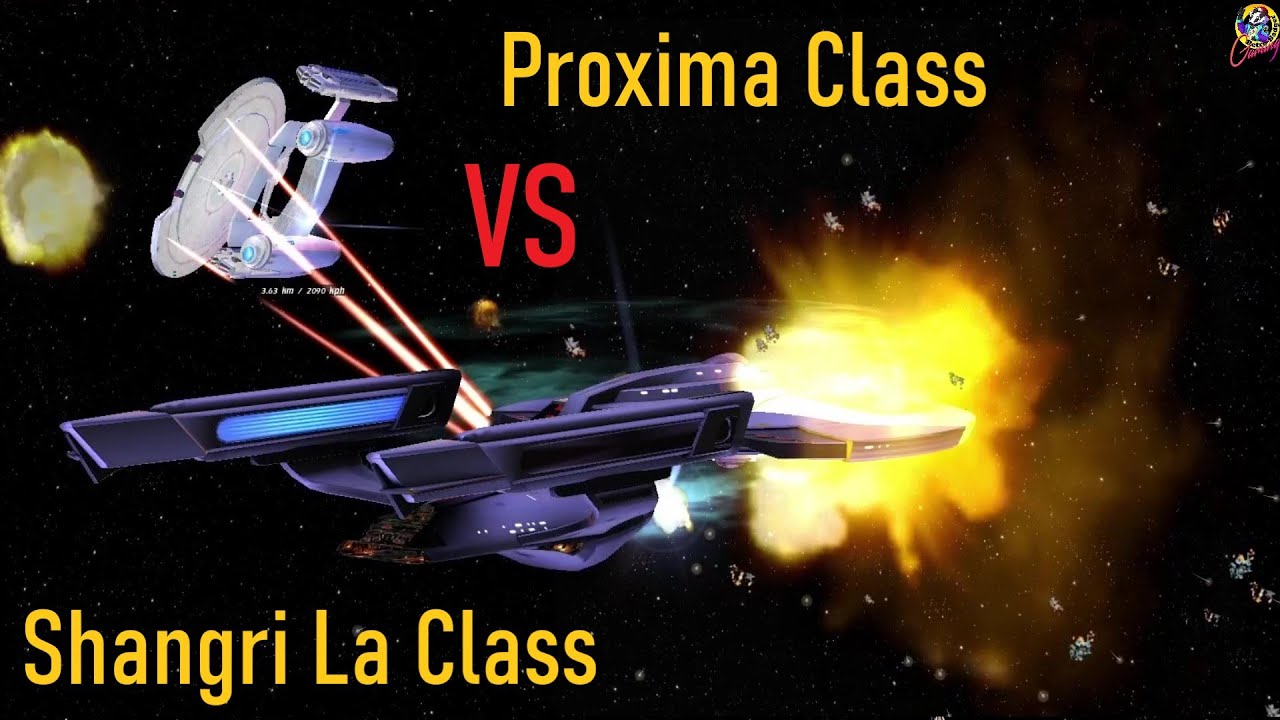 TMP Proxima Class VS USS Shangri-La - Star Trek Starship Battles - YouTube