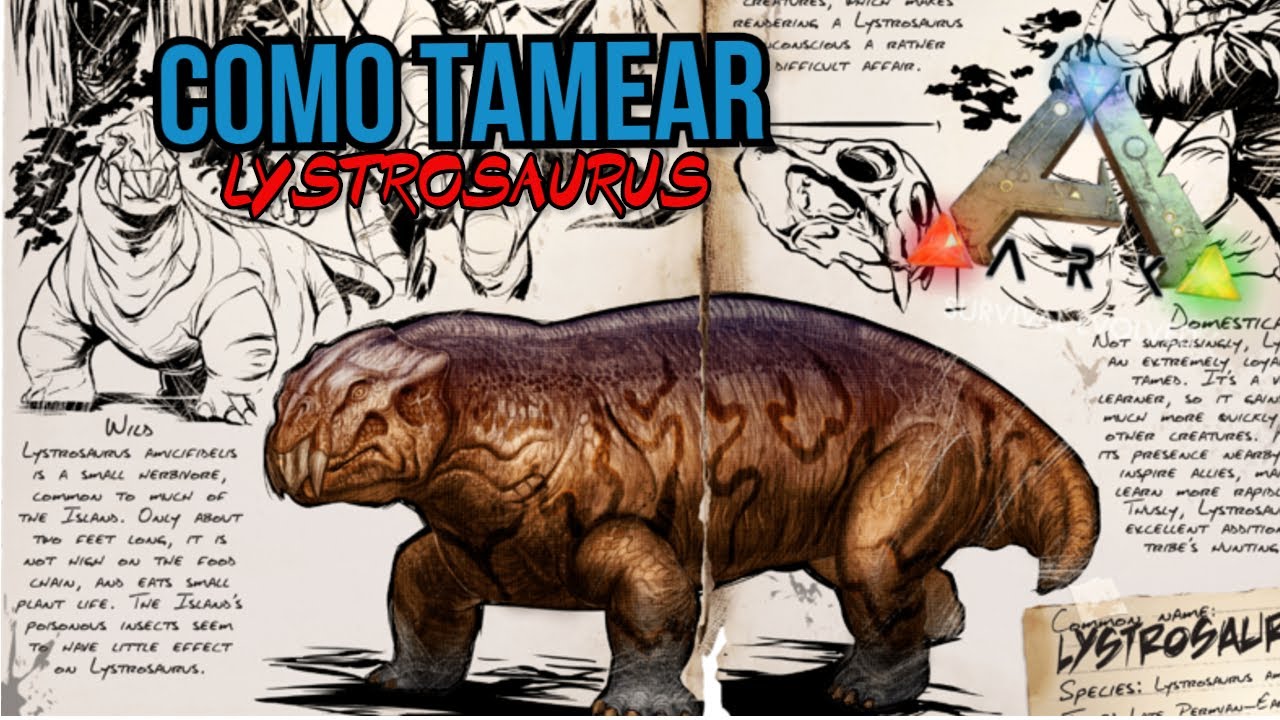 Cómo TAMEAR a tu LYSTROSAURUS y PARA QUÉ SIRVE | ARK MOBILE - YouTube