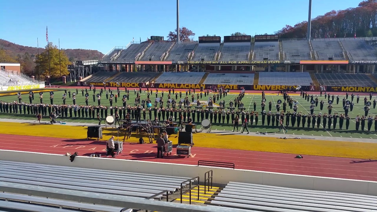 Visit to App State to watch the marching band - YouTube