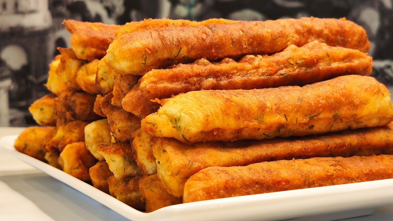 Delicious cheese sticks Children's favorite food - YouTube