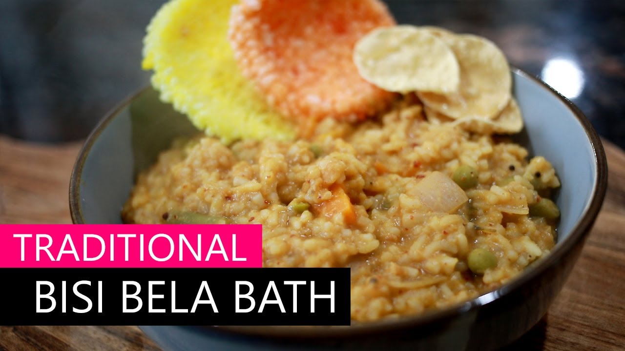 How to make Traditional Bisibellabath | Bisi Bele Bath Powder - YouTube