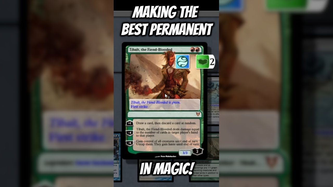 Making the BEST permanent in Magic: the Gathering! #Shorts - YouTube
