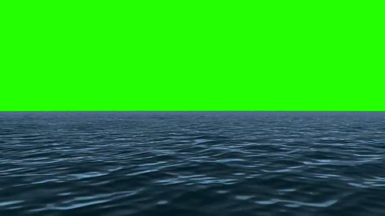 Green Screen Water Ocean Lake - YouTube