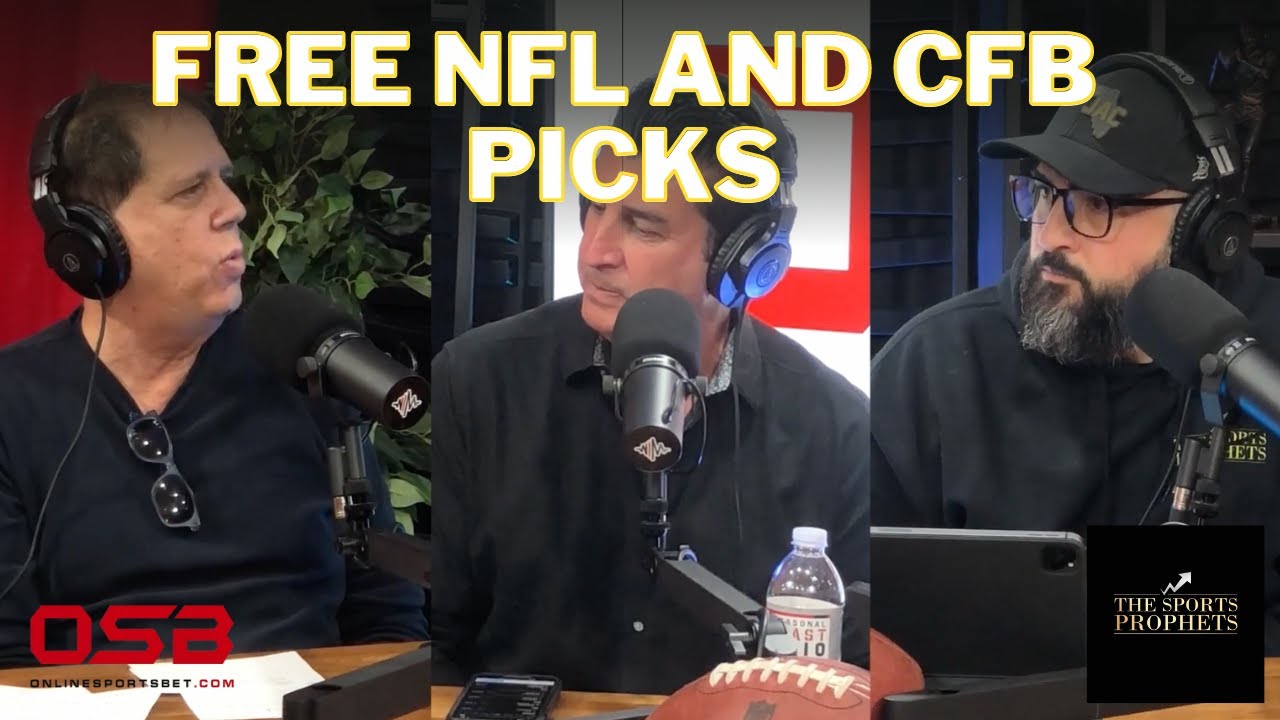 12/7/23 | Free College Football and NFL Picks and Predictions - YouTube