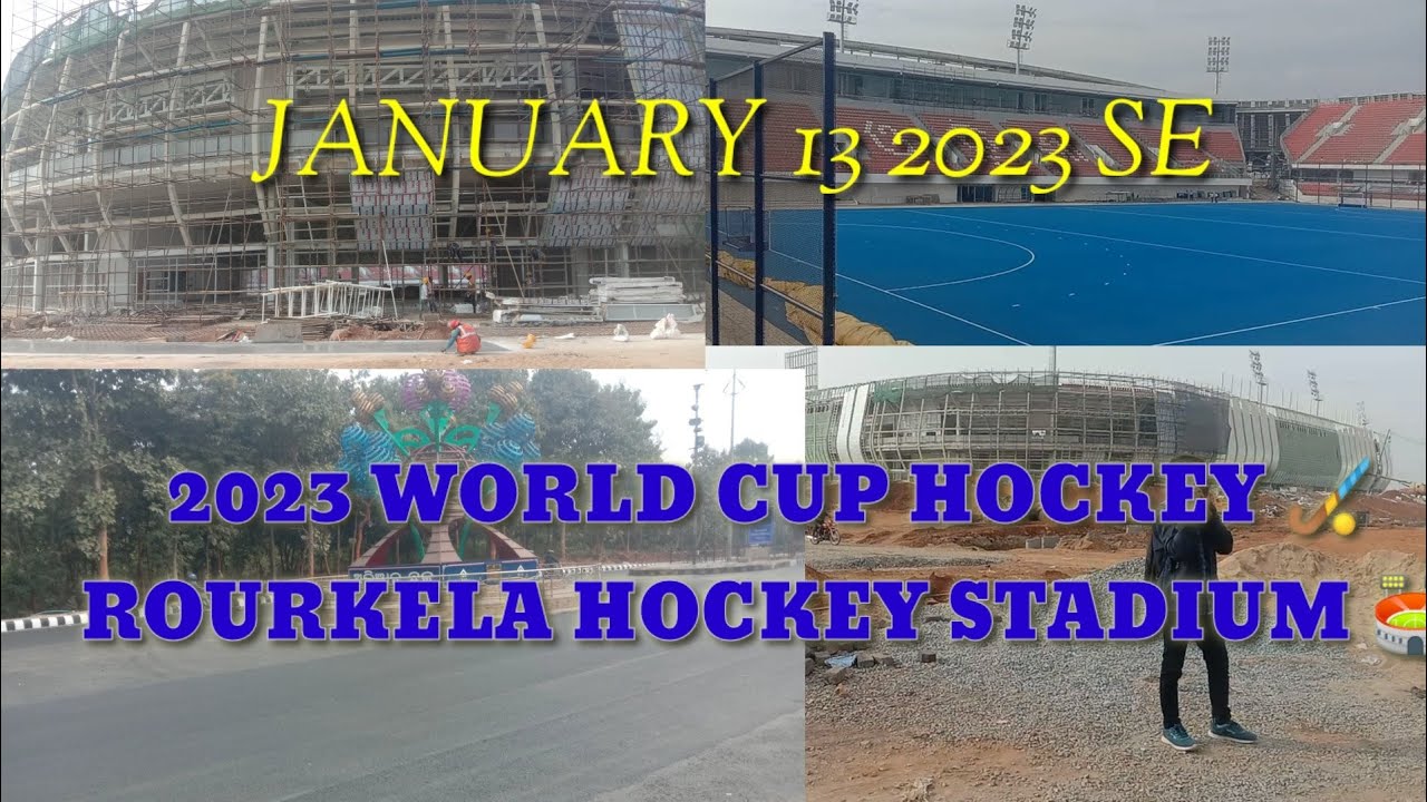 Rourkela Hockey Stadium || chhed hockey stadium New // 2023 World Cup ...