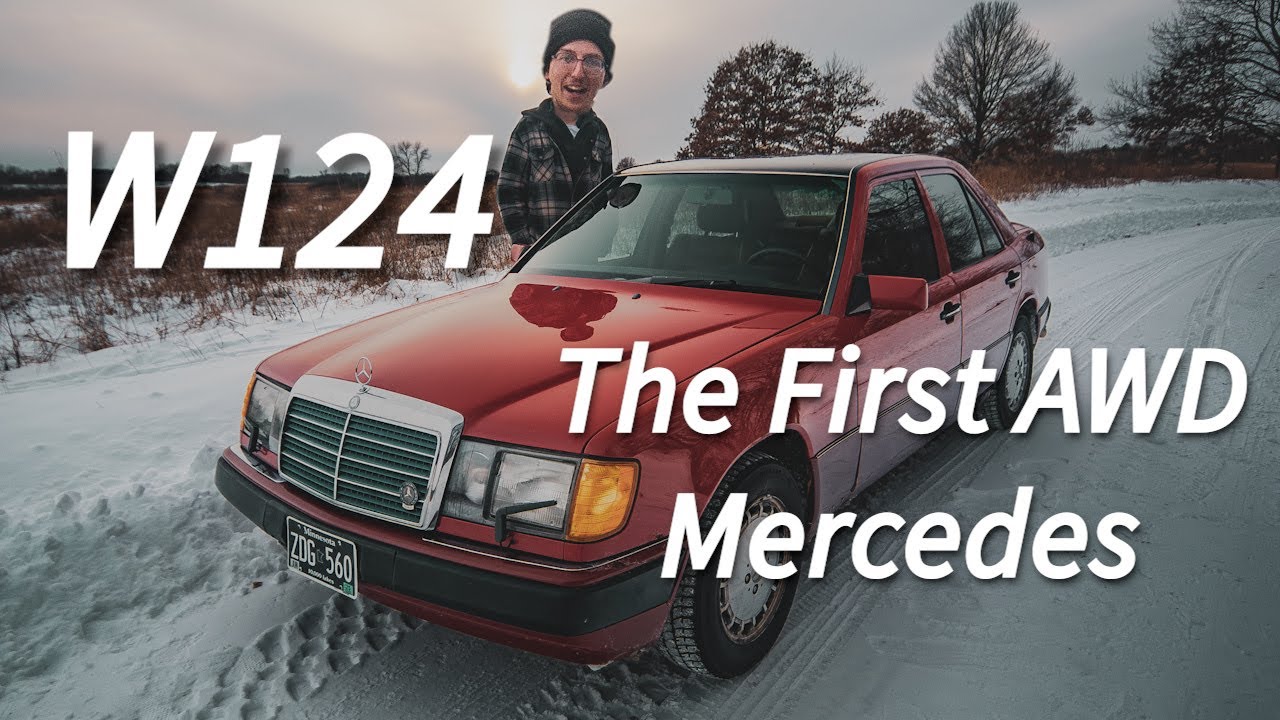 The FIRST AWD Mercedes! W124 4MATIC Tested in the Snow - YouTube