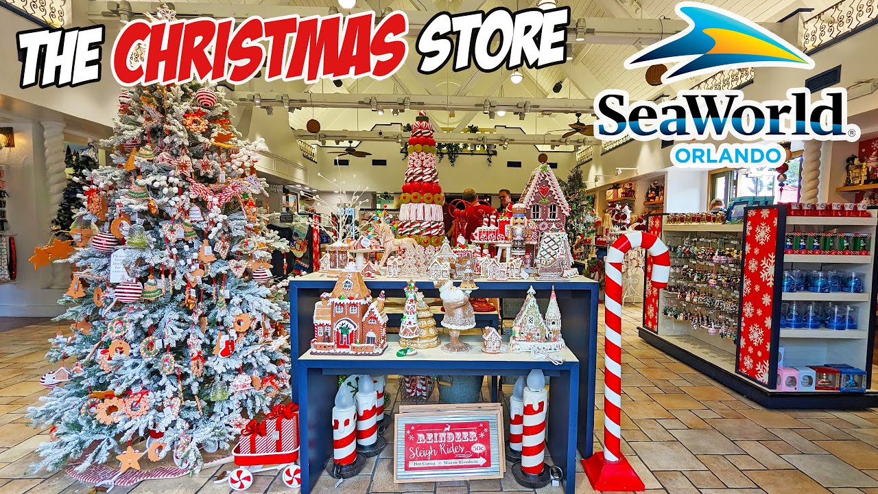 Inside SeaWorld Orlando’s Christmas Store – Holiday Gifts & Decor (Dec ...