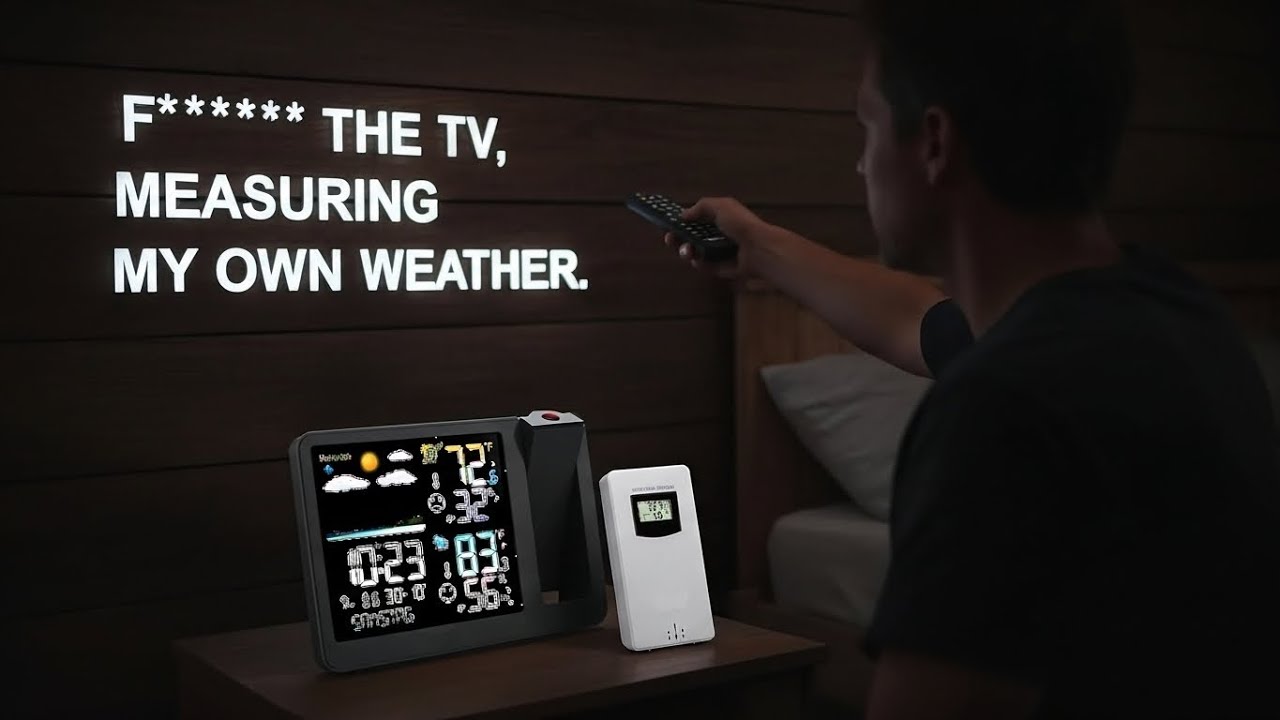 My Own Weather Man! (Projection Clock & Forecast) - YouTube