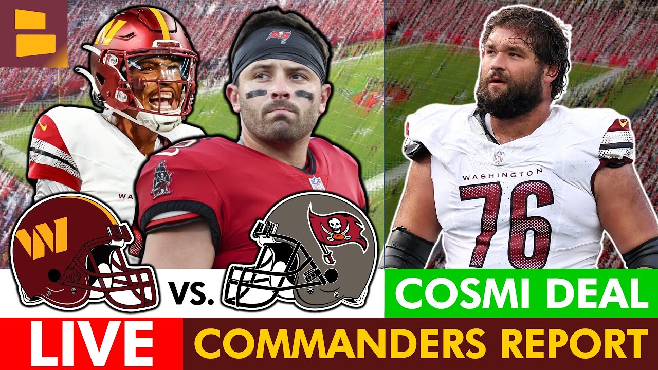 Commanders Report LIVE: Sam Cosmi Gets Extended + Which Players Will ...