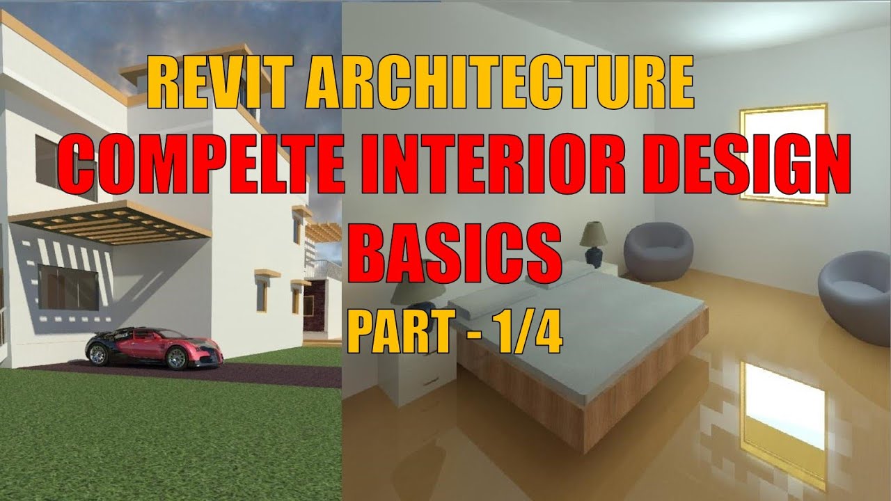 Modern House Interior Design Part 1/4 - REVIT ARCHITECTURE PROJECT 2 ...