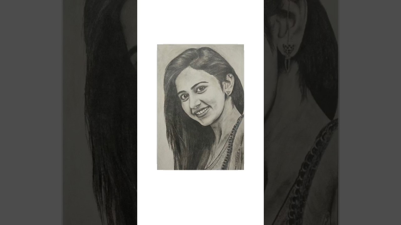 Rakul preet singh drawing. #art #drawing #sketch #artist #artwork # ...